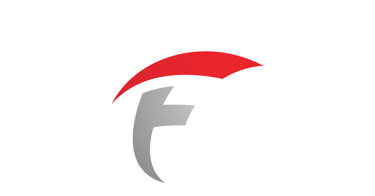 F Letter logo symbol template. Vector illustration. V2