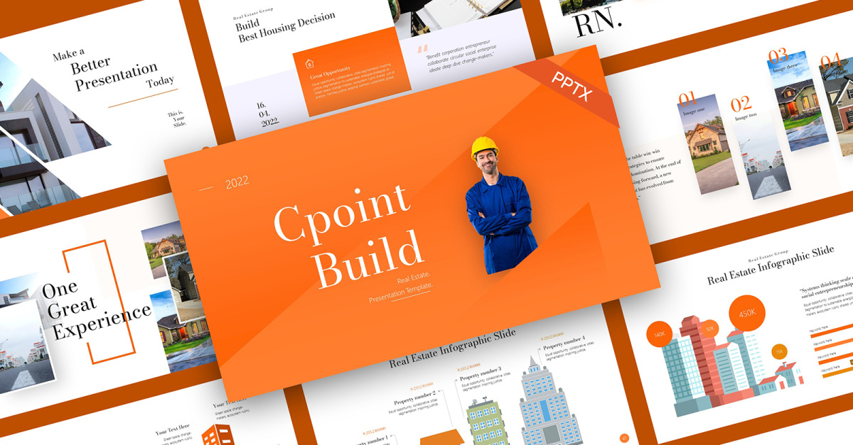 CPoint Professionelle Immobilien-PowerPoint-Vorlage
