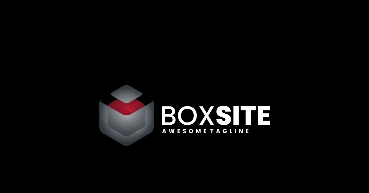 Pudełko Gradient Logo Styl 1 #277358 - TemplateMonster