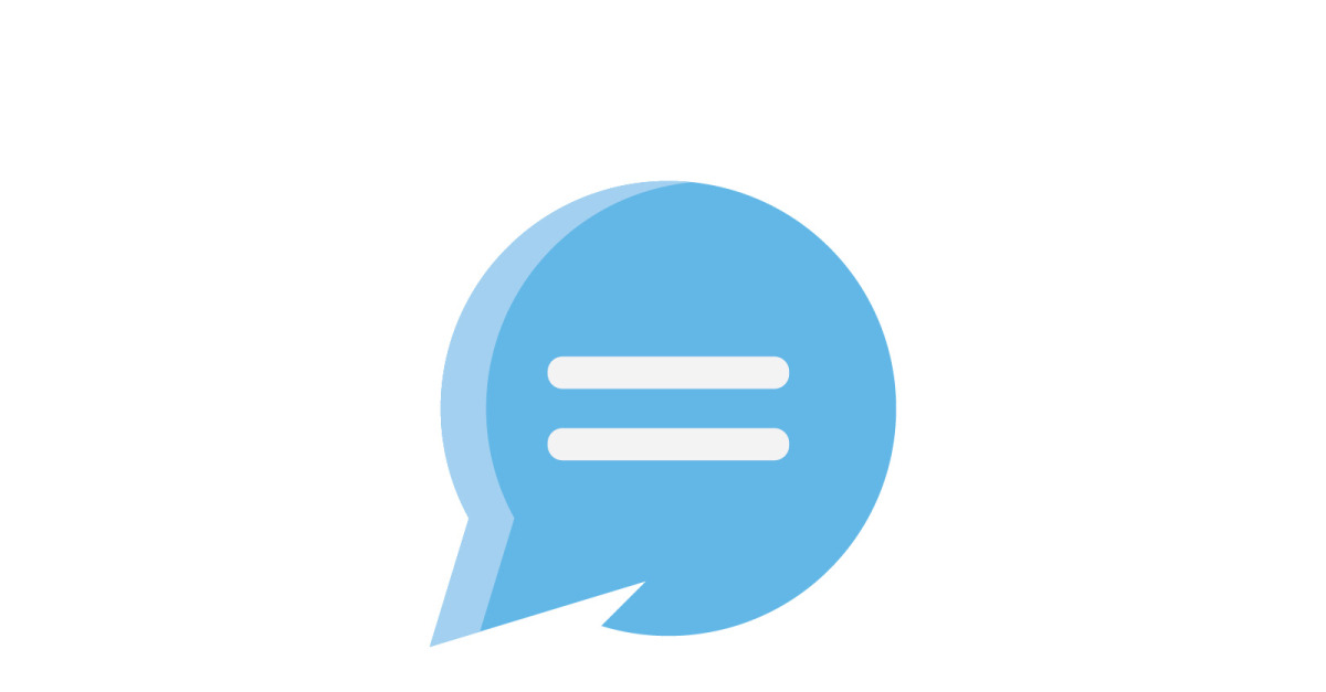 Bubble Chat template. Vector illustration. V12