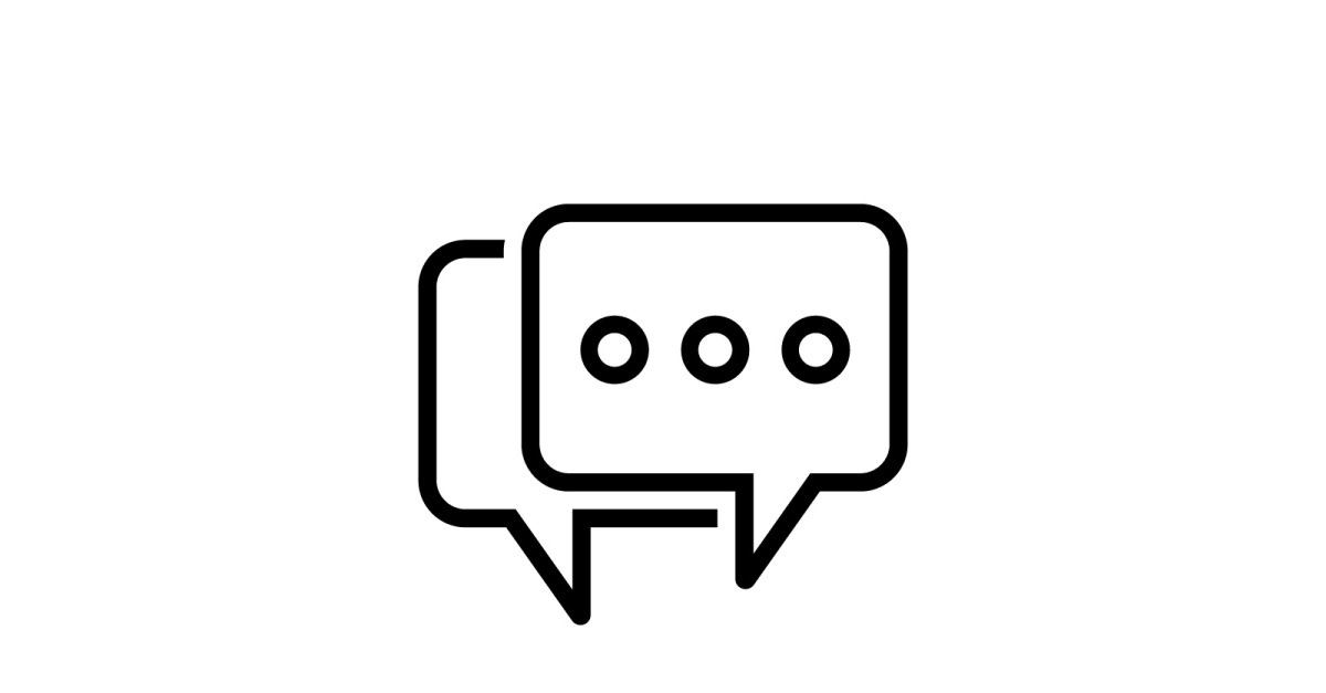 Bubble Chat template. Vector illustration. V3