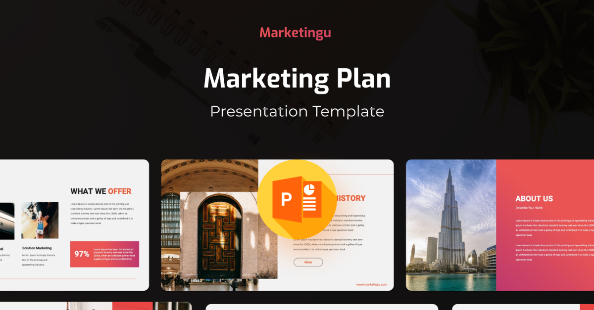 Marketingu – Marketing Plan PowerPoint Presentation Template