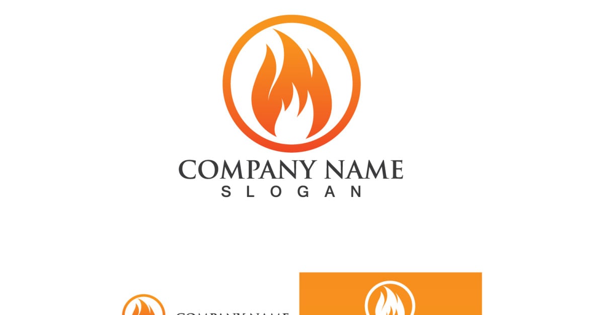 Fire Burn And Flame Logo Vector V29 #277888 - TemplateMonster