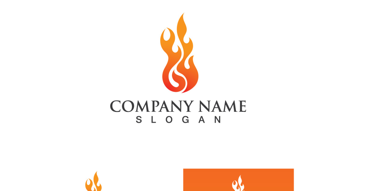 Fire Burn And Flame Logo Vector V3 #277862 - TemplateMonster