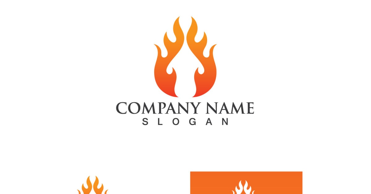 Fire Burn And Flame Logo Vector V7 #277866 - TemplateMonster