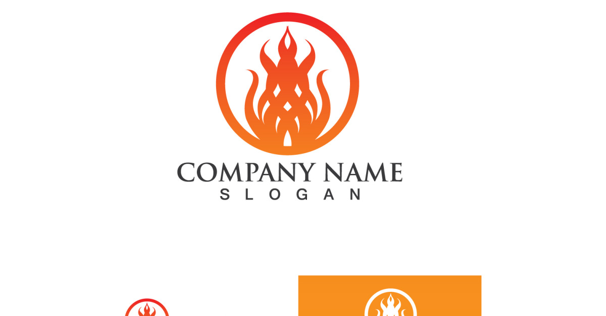Yangın Yanık Ve Alev Logo Vektör V2 #277861 - TemplateMonster