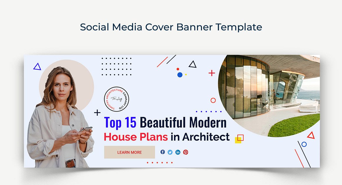 Architecture Facebook Cover Banner-07 - TemplateMonster