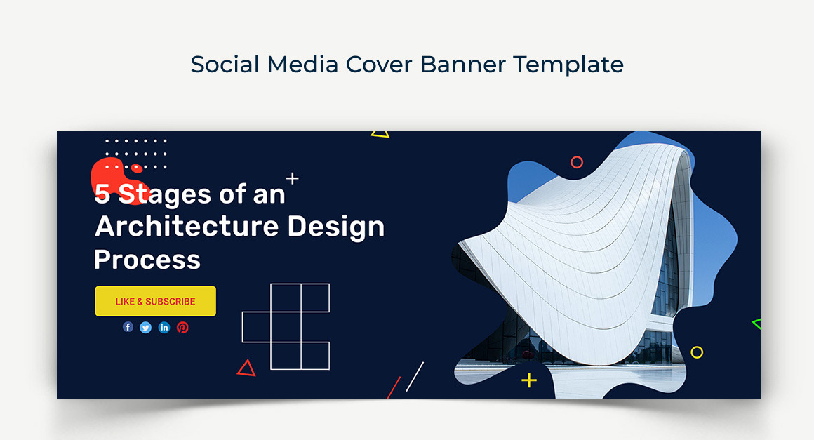 Architecture Facebook Cover Banner-20 - TemplateMonster