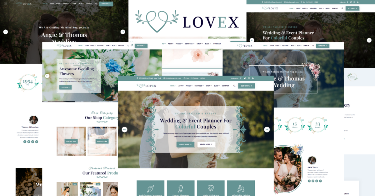 Lovex - Wedding And Wedding Planner HTML5 Template