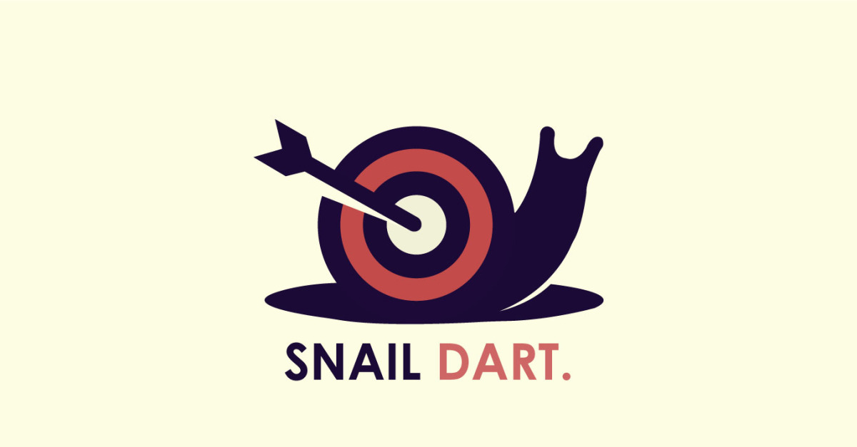 Simple Snail Dart Logo Design #278451 - TemplateMonster