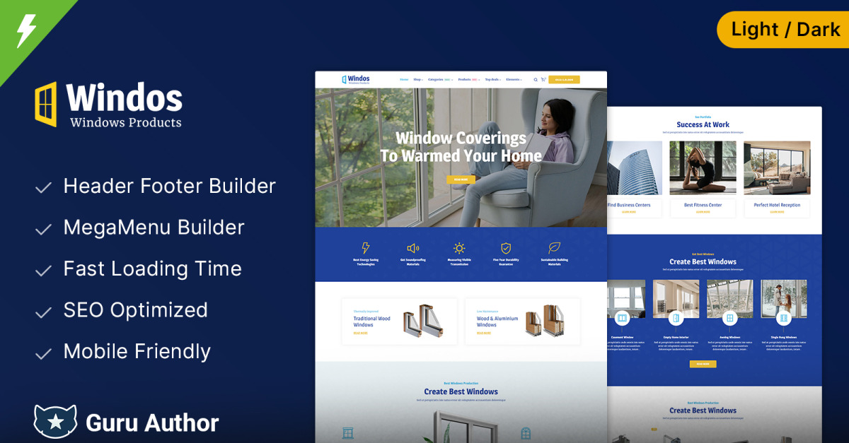 Windos - Windows and Doors and Glass WooCommerce Theme