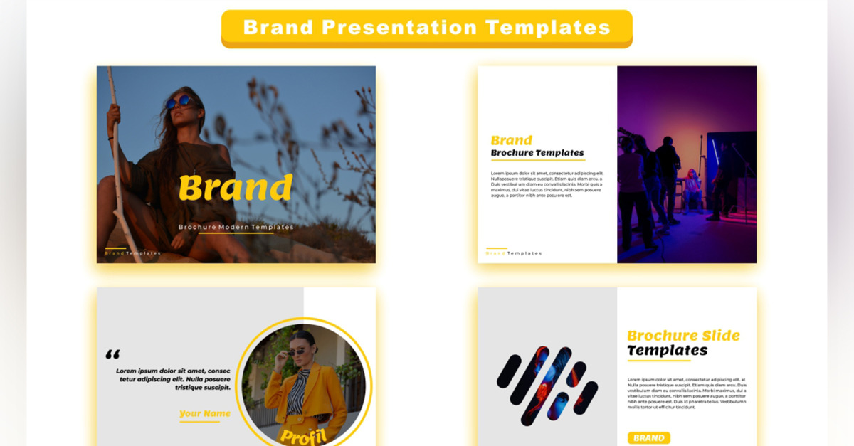 Brand Presentation Template #278598 - TemplateMonster