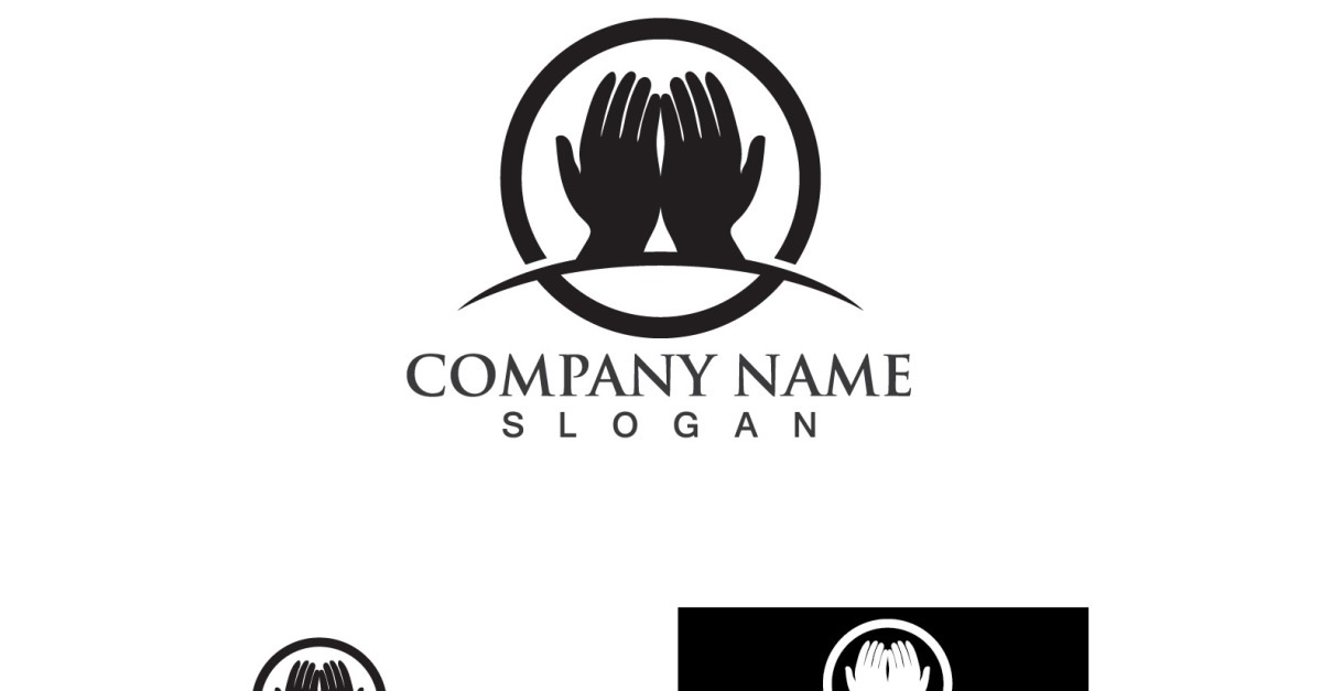 Hand Hope Logo And Symbol Care Vector V12 - TemplateMonster
