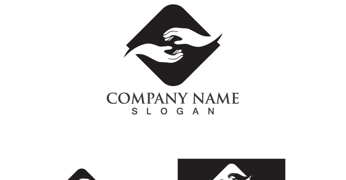 Hand Hope Logo And Symbol Care Vector V15 - TemplateMonster