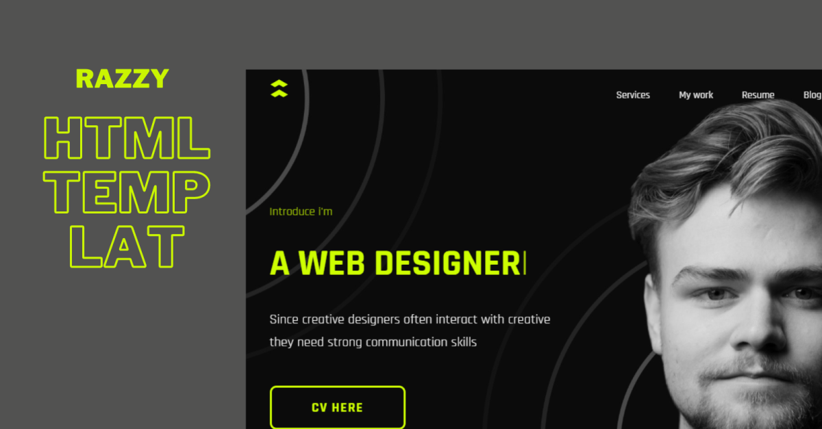 Razzy - Persönliche Bootstrap-Vorlage - TemplateMonster