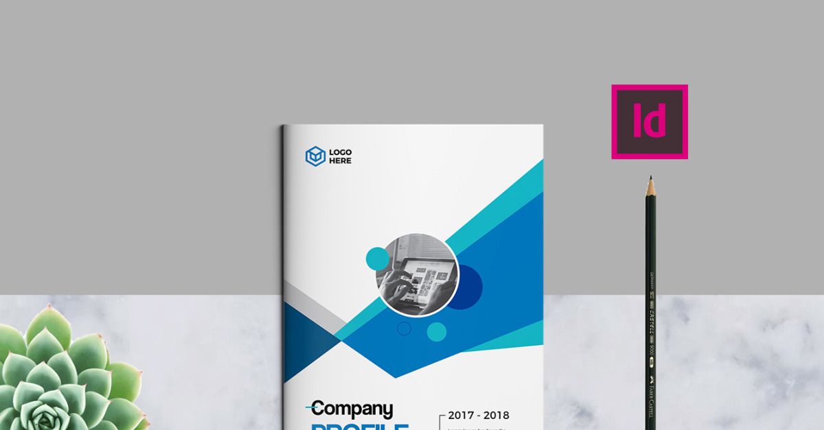 Business Profile Unique Design Template - TemplateMonster