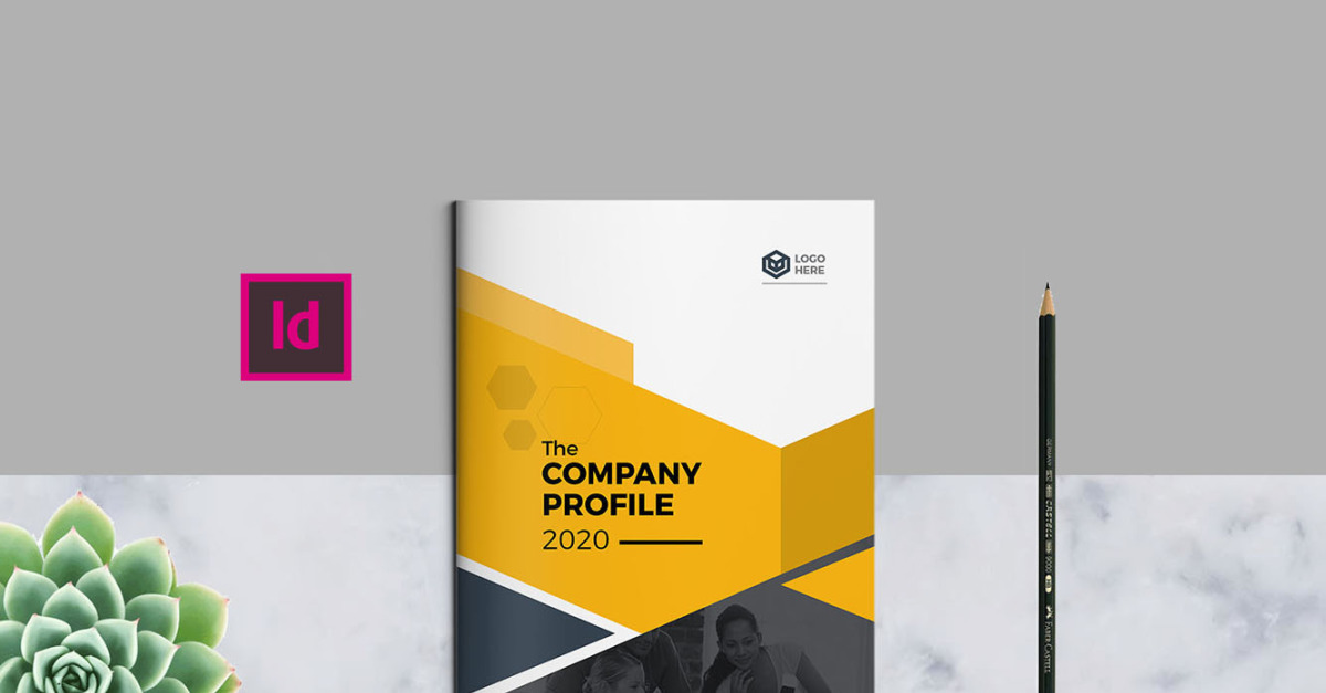 Unique Corporate Business Profile Template - TemplateMonster