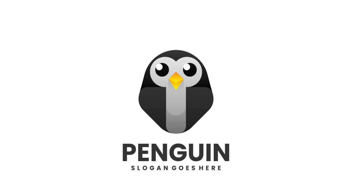 Penguin Gradient Logo Style Vol.2 #279378 - TemplateMonster