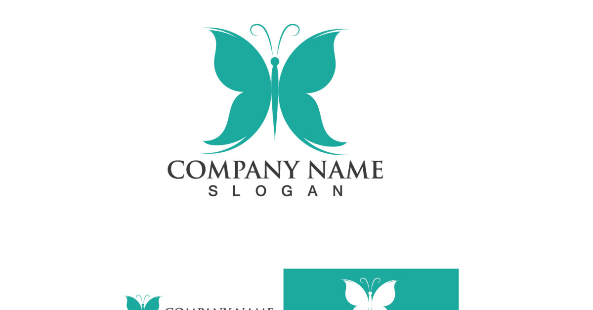Butterfly Wing Logo And Symbol Vector Template Design V31