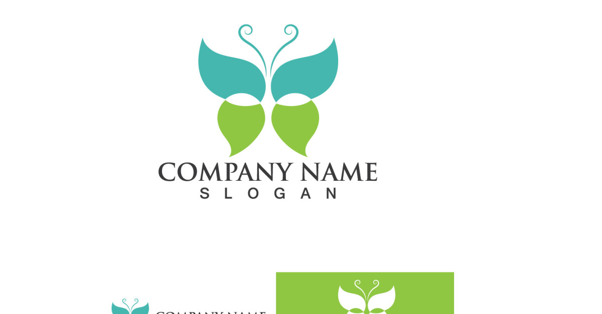 Butterfly Wing Logo And Symbol Vector Template Design V32