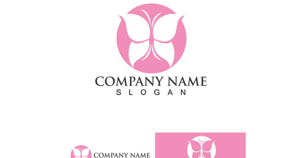Butterfly Wing Logo And Symbol Vector Template Design V35