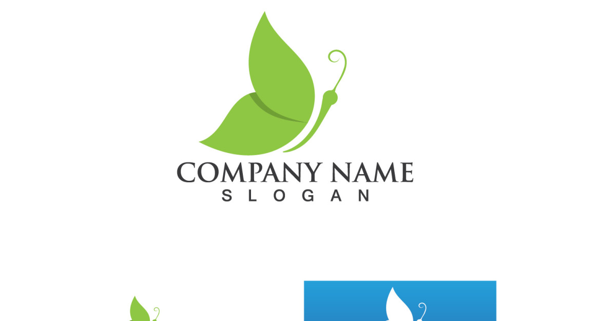 Butterfly Wing Logo And Symbol Vector Template Design V37