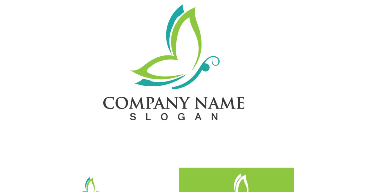 Butterfly Wing Logo And Symbol Vector Template Design V39