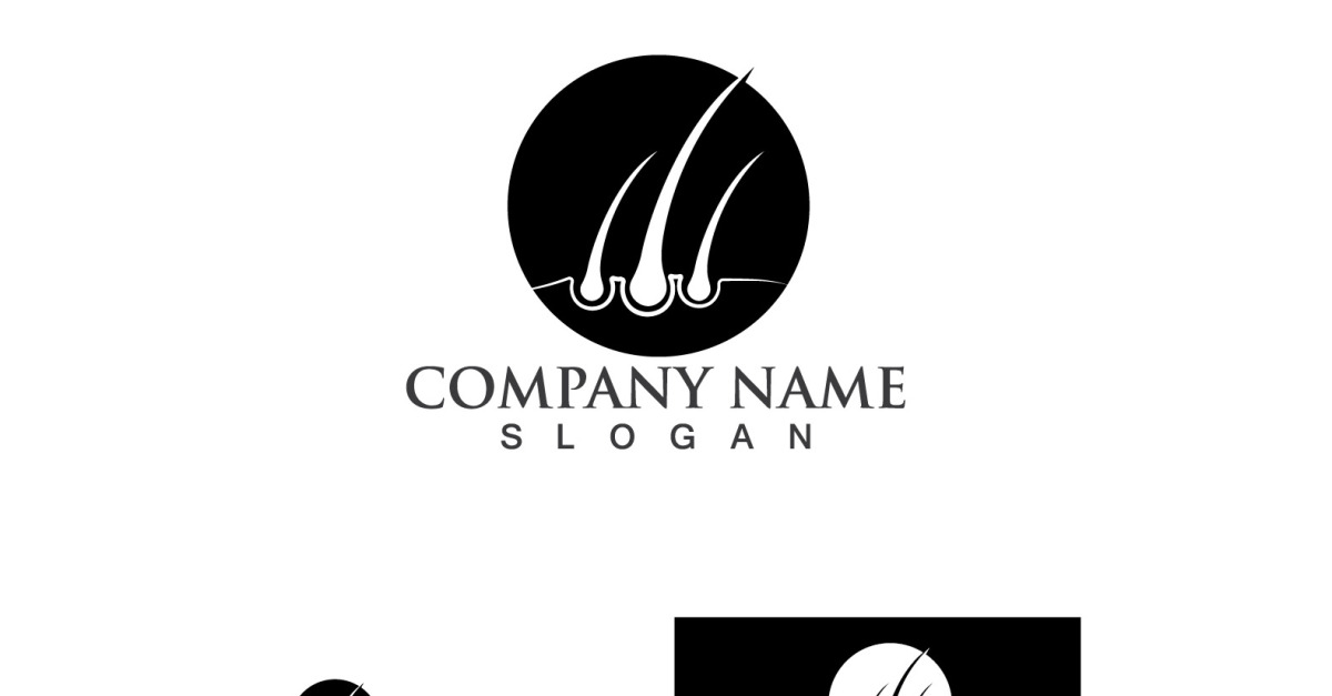 Hair Treatment Logo And Symbol Template Element V2