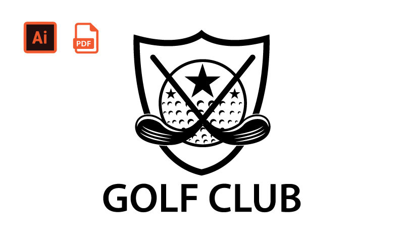 Logotipo de club de golf gratis - Logotipo - TemplateMonster