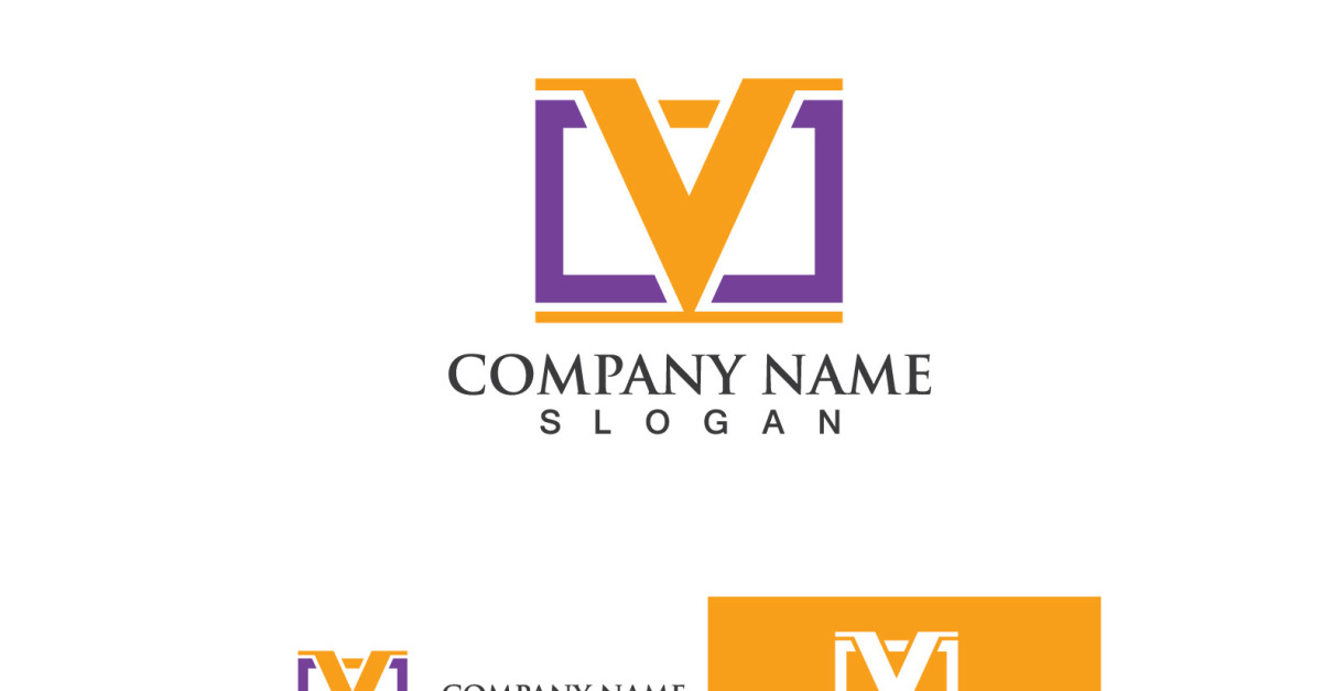 V Logo And SYmbol Vector Template Design V17