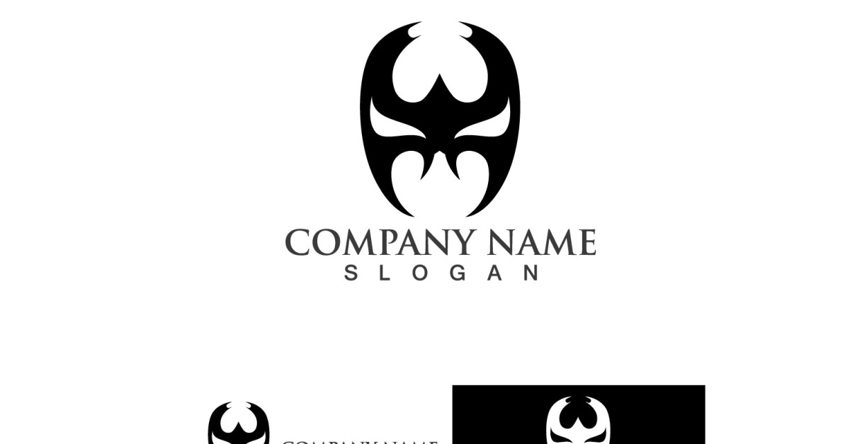 Mask Logo And Symbol Vector Design Template 9