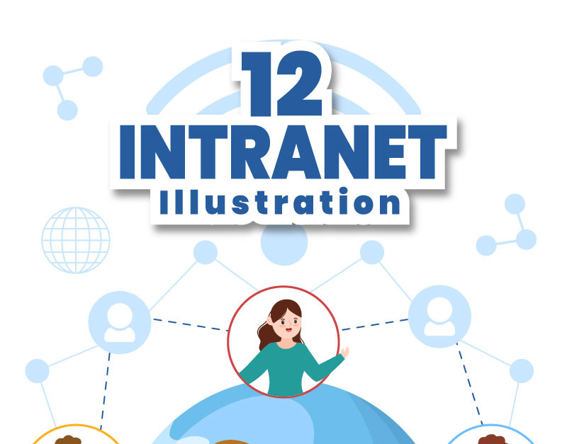 12 Illustration de la connexion au réseau Internet Intranet