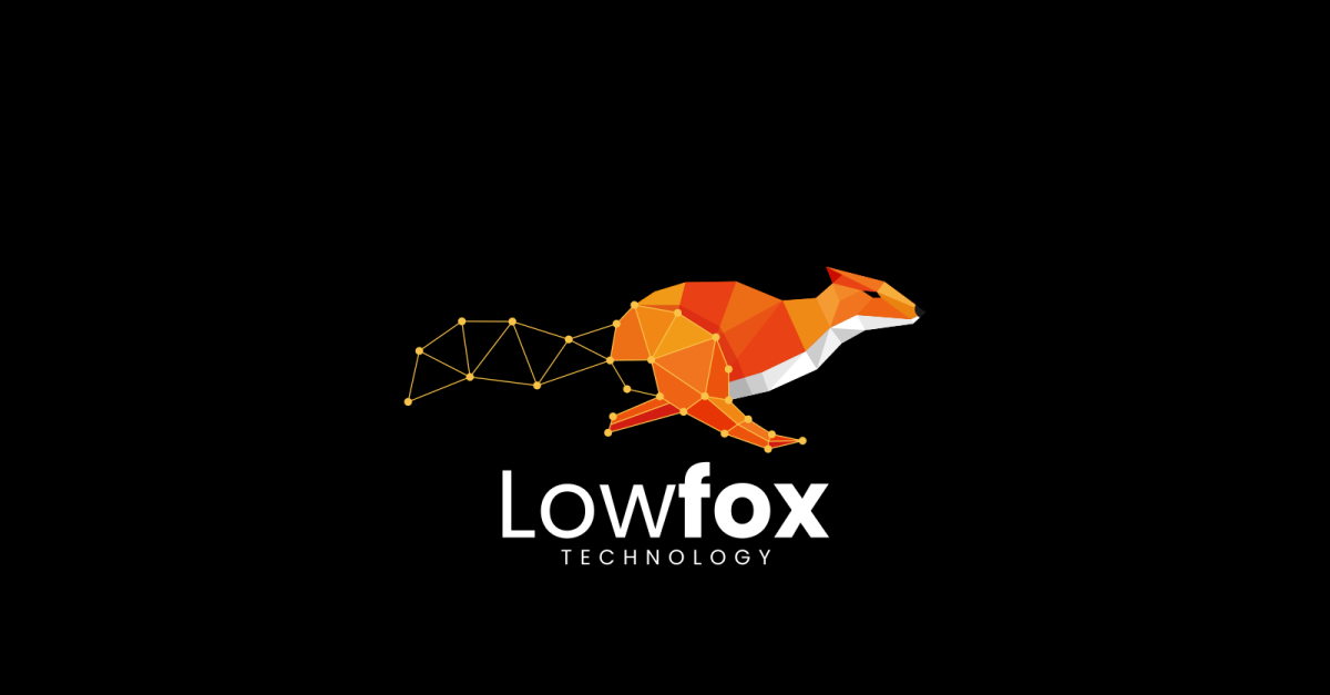 Low Poly Logo Flying Bird Low Poly Logo
