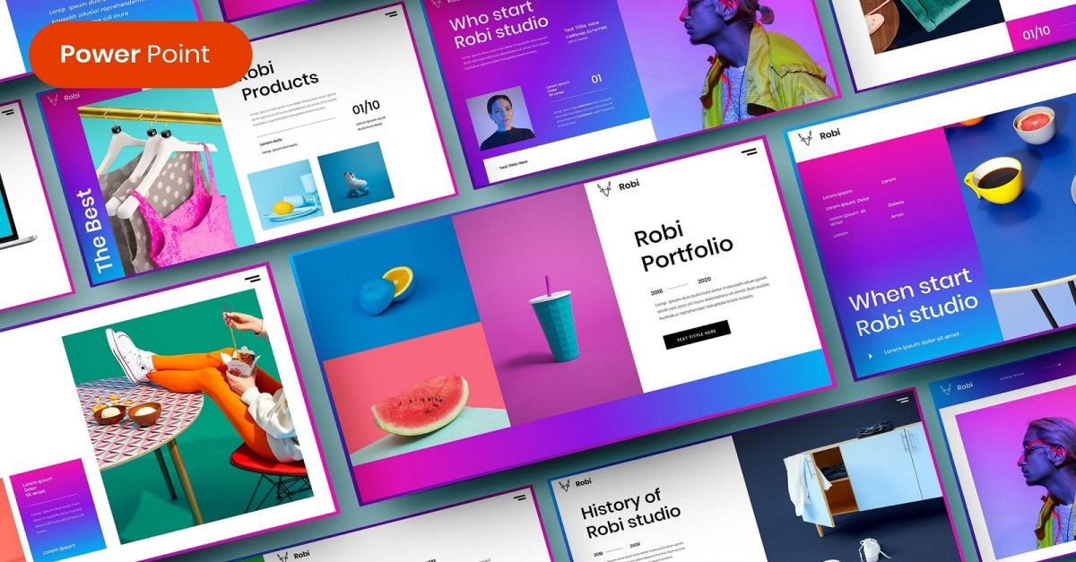 Robi –Busines PowerPoint Şablonu #280344 - TemplateMonster