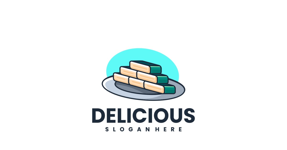 Delicious Simple Logo Style #280414 - TemplateMonster