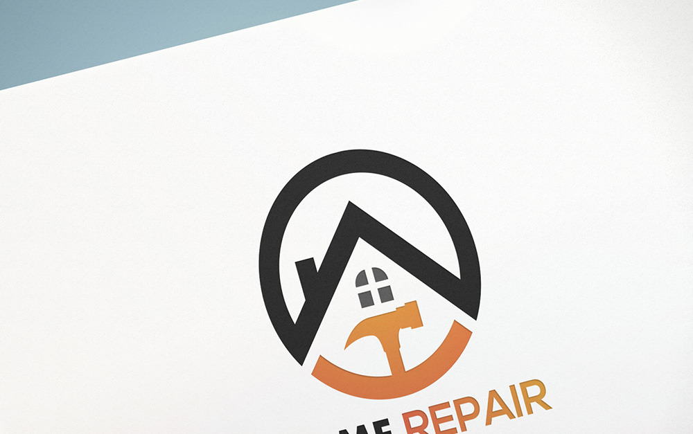 Minimal Ev Onarım Logo Şablonu #280555 - TemplateMonster