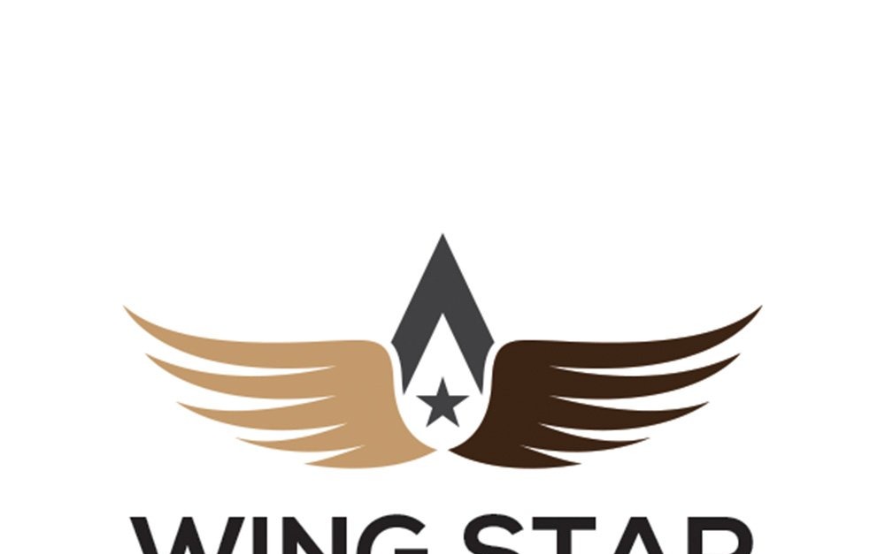 Minimal Wing Star Logo Template #280566 - TemplateMonster