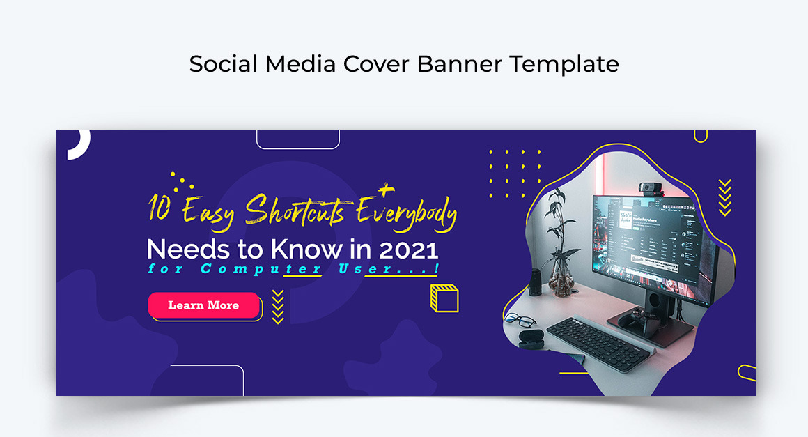 Computer Tricks and Hacking Facebook Cover Banner Design-05