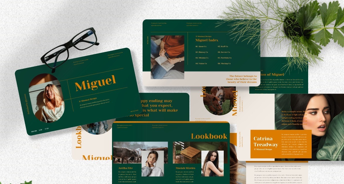 Miguel - Minimal Powerpoint Template - TemplateMonster