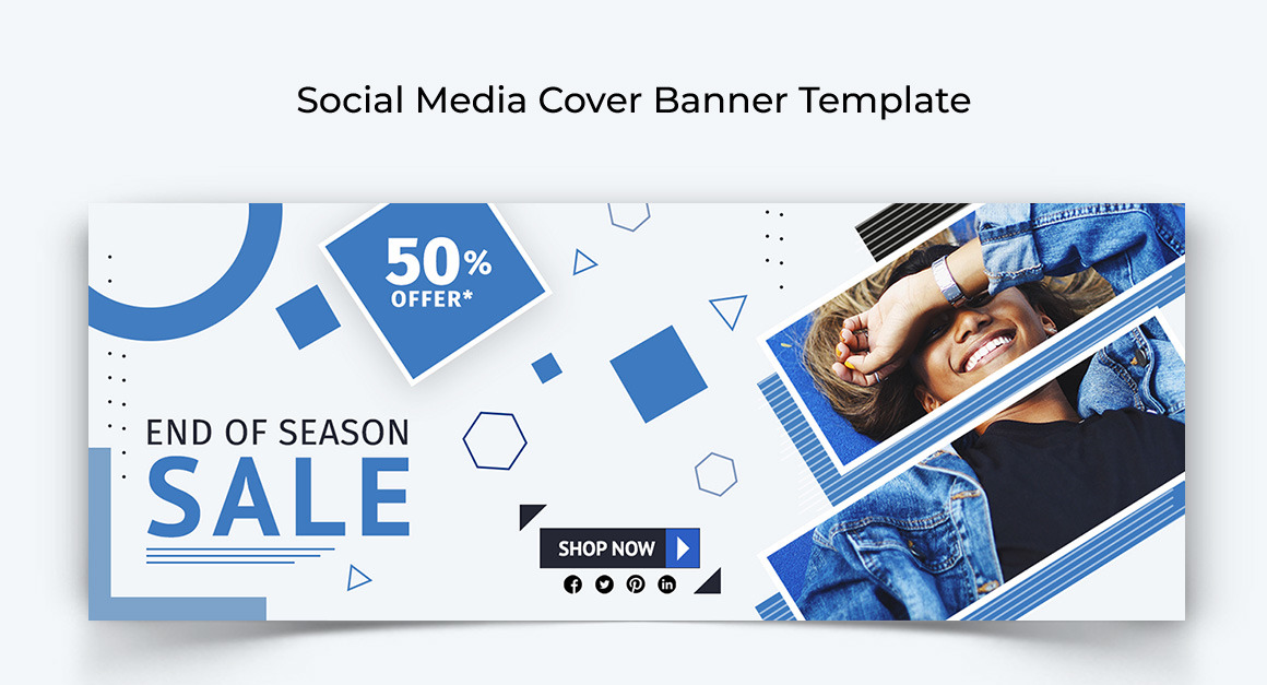 Sale Offers Facebook Cover Banner Design-02 - TemplateMonster