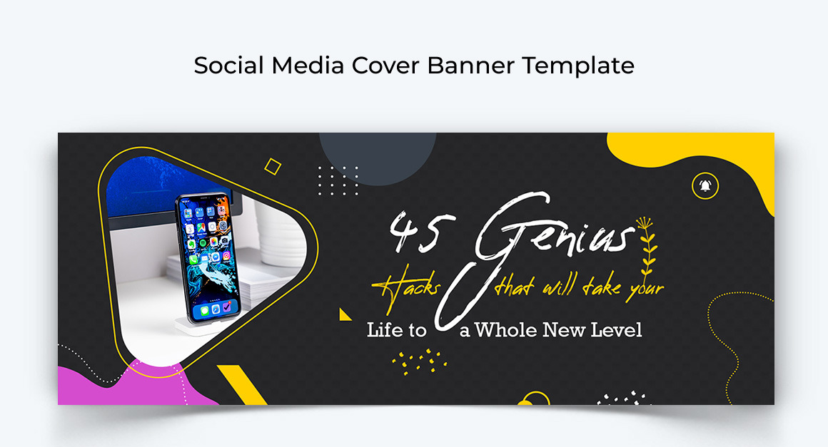 Mobile Tips Facebook Cover Banner Design-002