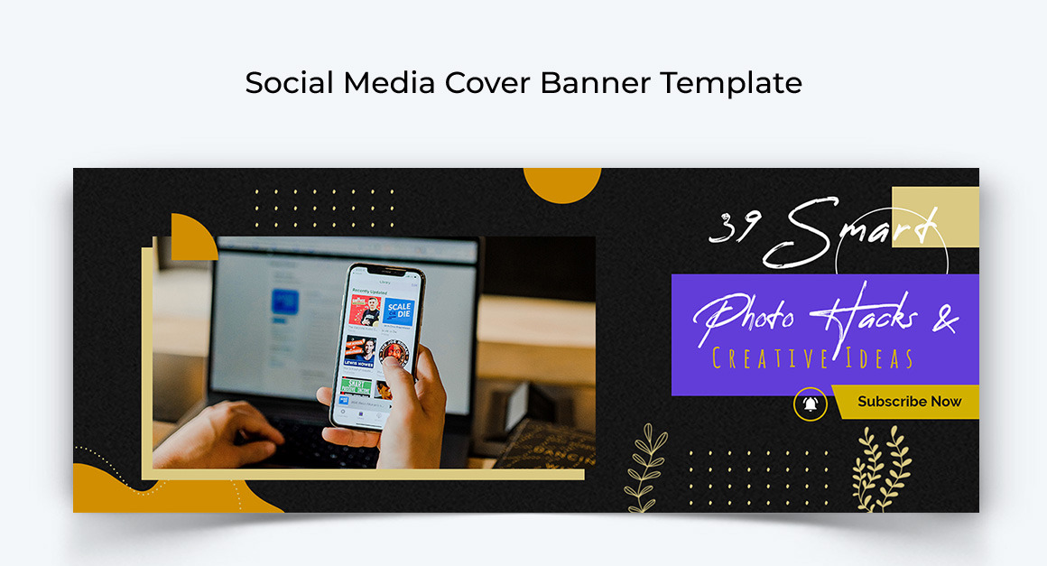 Mobile Tips Facebook Cover Banner Design-020