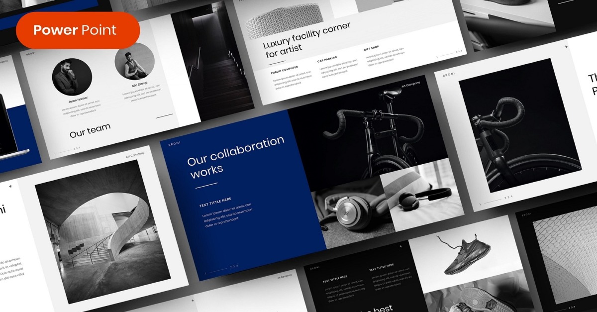 Broni – İşletmeler PowerPoint Şablon - TemplateMonster