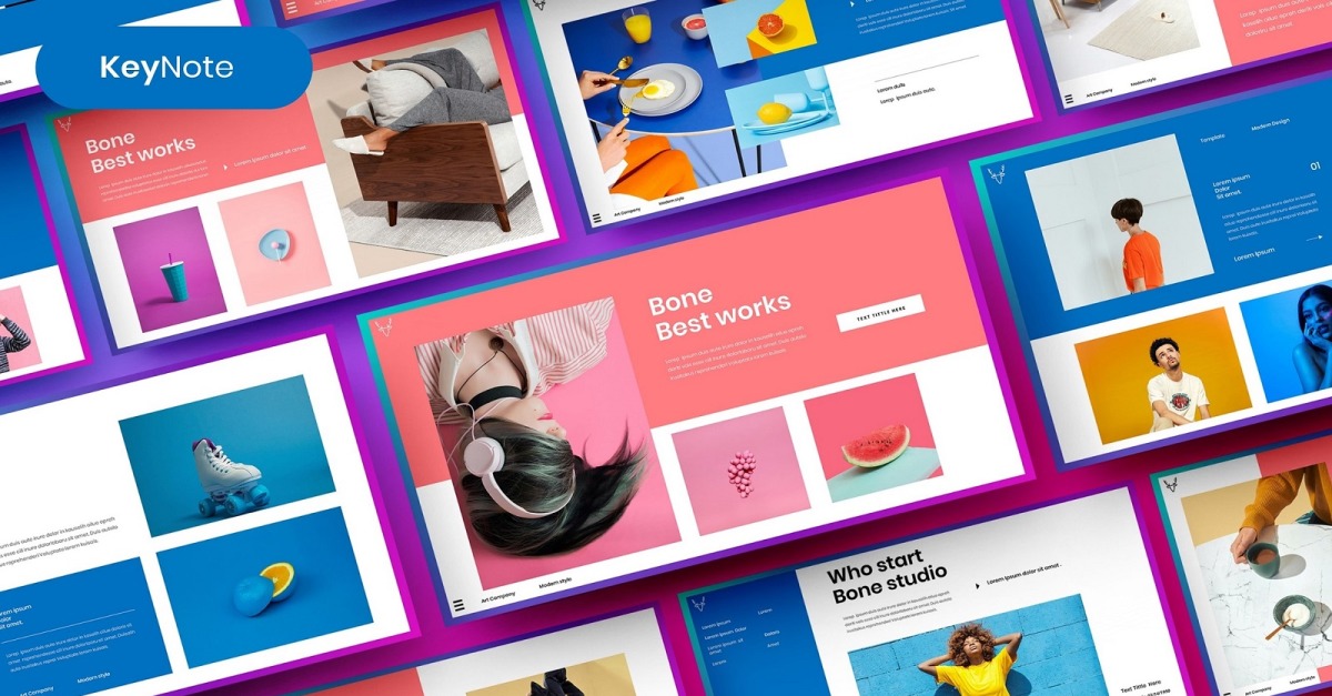 Hueso - Plantilla de Keynote de negocios - TemplateMonster