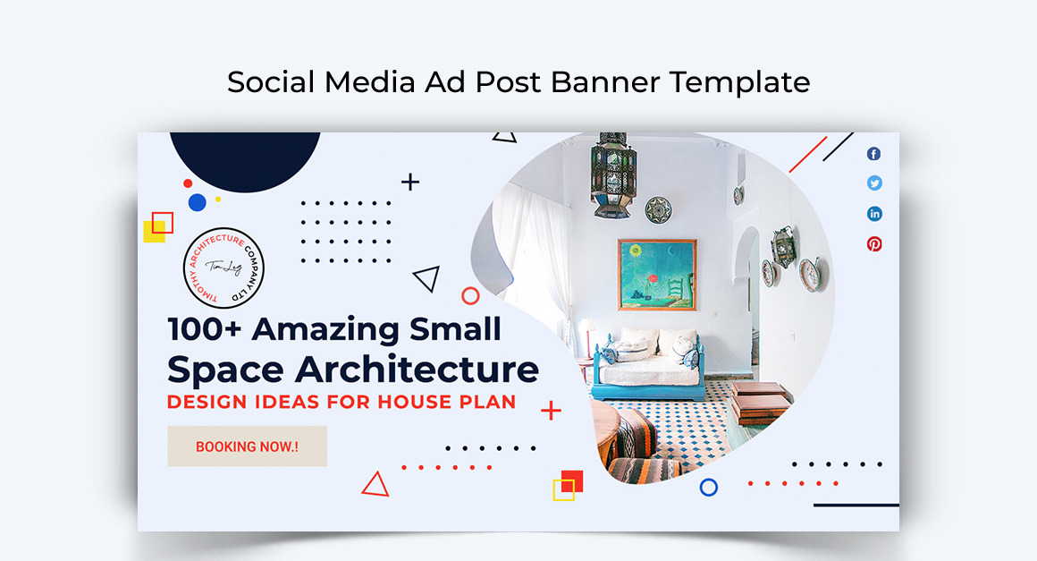 Architecture Facebook Ad Banner Design-10 - TemplateMonster