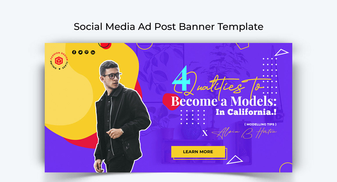 Fashion Facebook Ad Banner Design-08 - TemplateMonster