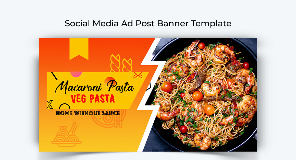 Food and Restaurant Facebook Ad Banner Design-12
