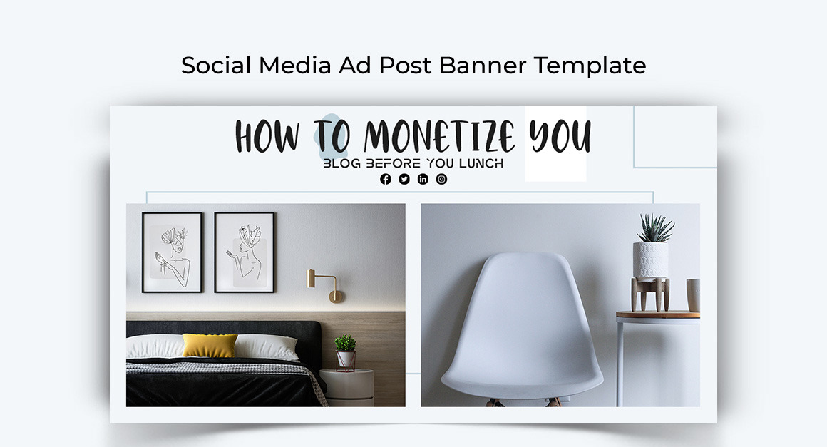 Interior Facebook Ad Banner Design-04 - TemplateMonster