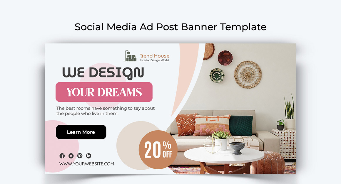 Interior Facebook Ad Banner Design-14 - TemplateMonster