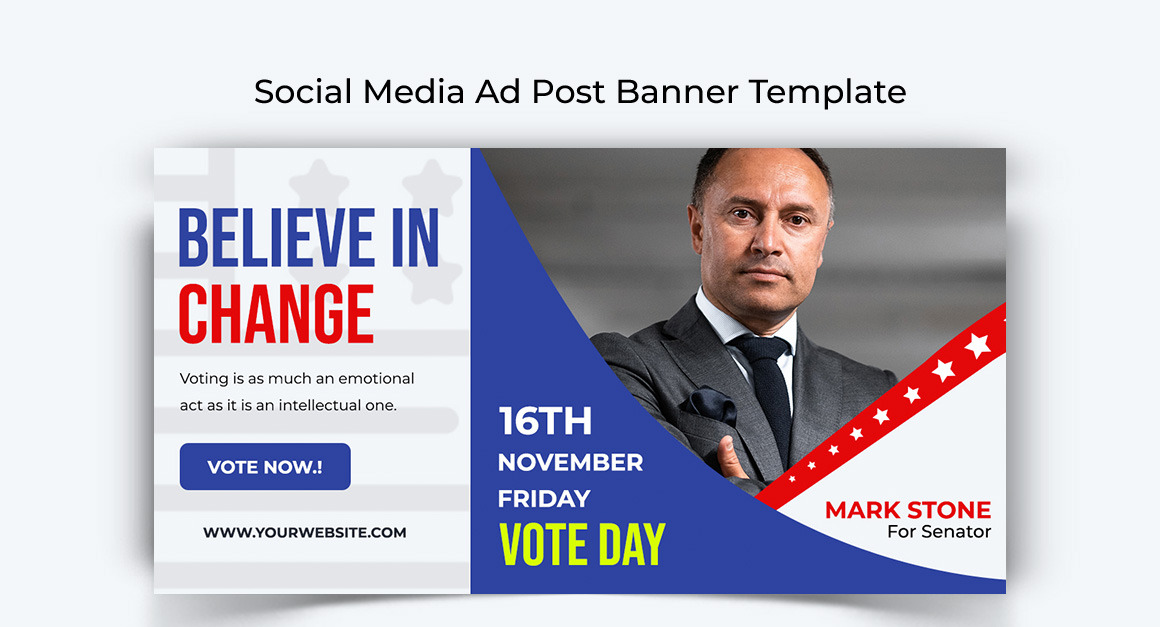 Political Campaign Facebook Ad Banner Design-06